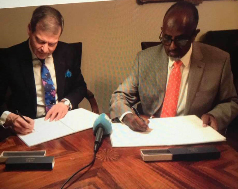 Rector of Somali National University signs a cooperation agreement with ...